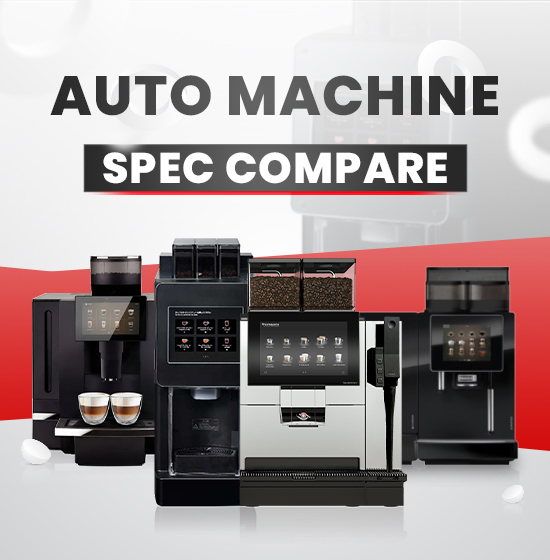 comparison table of automatic coffee machines distributed by ucc